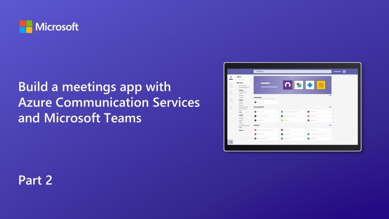 Sébastien Levert on LinkedIn: From zero to hero: Build a meetings app ... Sébastien Levert on LinkedIn: From zero to hero: Build a meetings app ...