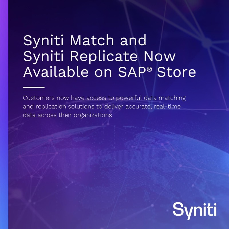Ian Hill on LinkedIn: Syniti Match and Syniti Replicate Now Available ... Ian Hill on LinkedIn: Syniti Match and Syniti Replicate Now Available ...