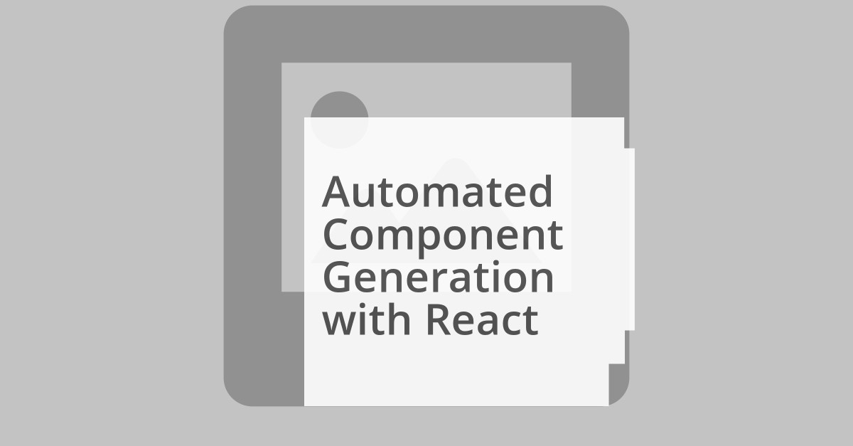 React Jobs on LinkedIn: Automated Component Generation with React React Jobs on LinkedIn: Automated Component Generation with React