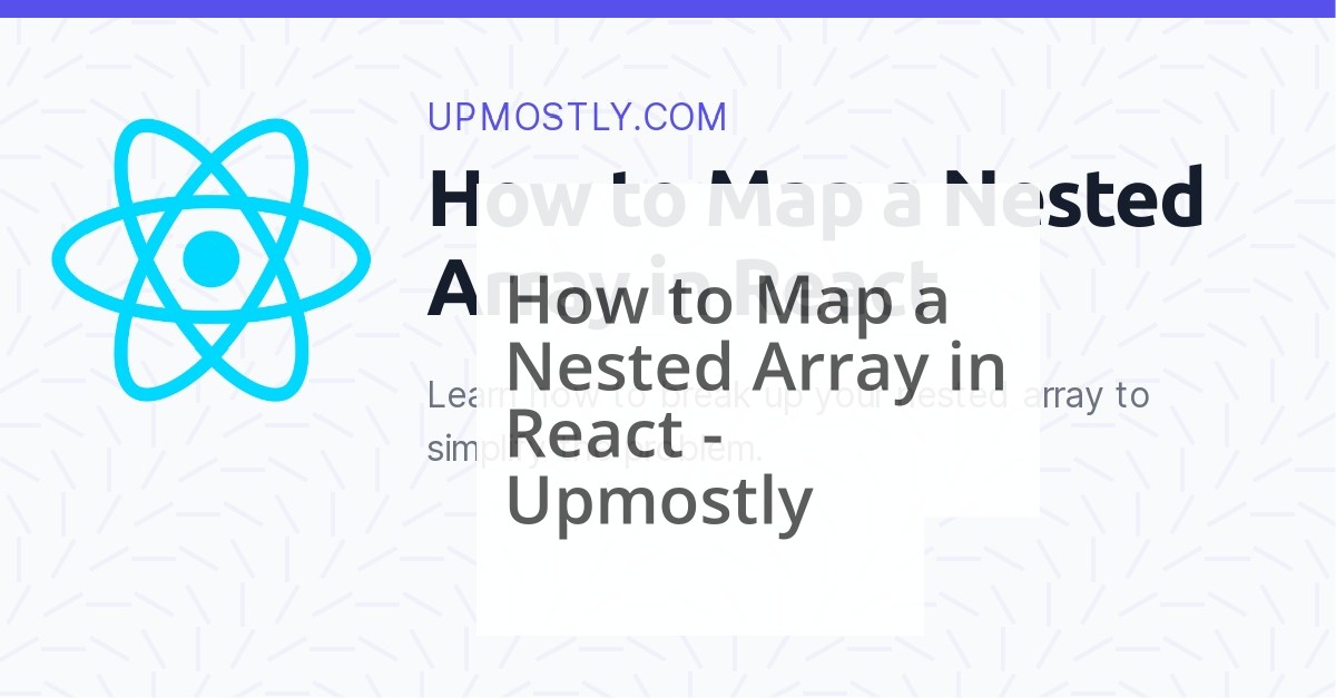 Farid Amimri 🤖 on LinkedIn: How to Map a Nested Array in React Farid Amimri 🤖 on LinkedIn: How to Map a Nested Array in React