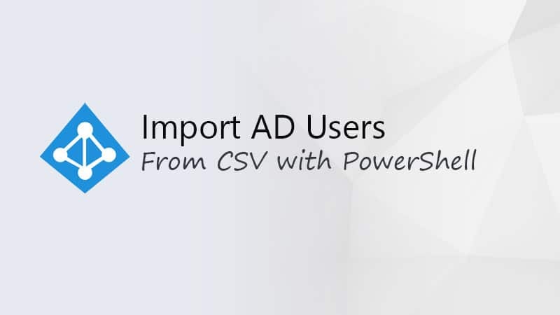 Gabriel Luiz no LinkedIn: How to Import Users in Active Directory with ... Gabriel Luiz no LinkedIn: How to Import Users in Active Directory with ...
