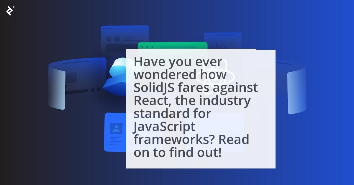 React Jobs on LinkedIn: SolidJS vs. React: The Go-to Guide React Jobs on LinkedIn: SolidJS vs. React: The Go-to Guide