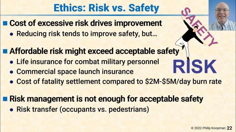 Kurt Mitts on LinkedIn: L131 22 Ethics Risk vs Safety Kurt Mitts on LinkedIn: L131 22 Ethics Risk vs Safety