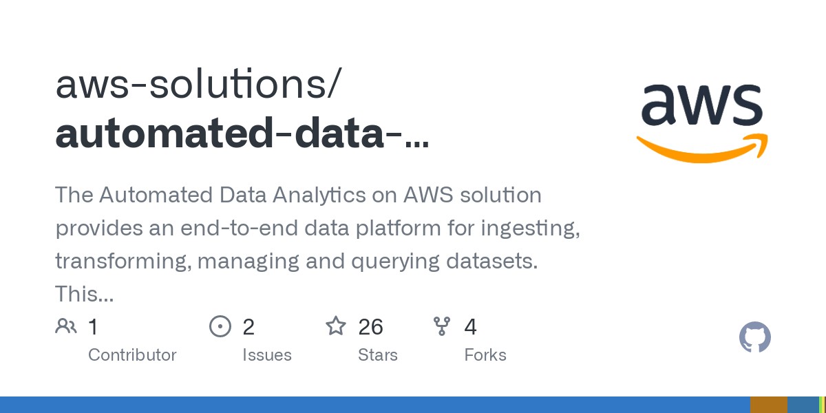 Yanitza Angulo on LinkedIn: GitHub - aws-solutions/automated-data ... Yanitza Angulo on LinkedIn: GitHub - aws-solutions/automated-data ...