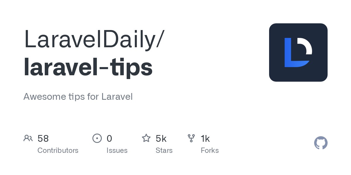 Povilas Korop on LinkedIn: GitHub - LaravelDaily/laravel-tips: Awesome ... Povilas Korop on LinkedIn: GitHub - LaravelDaily/laravel-tips: Awesome ...