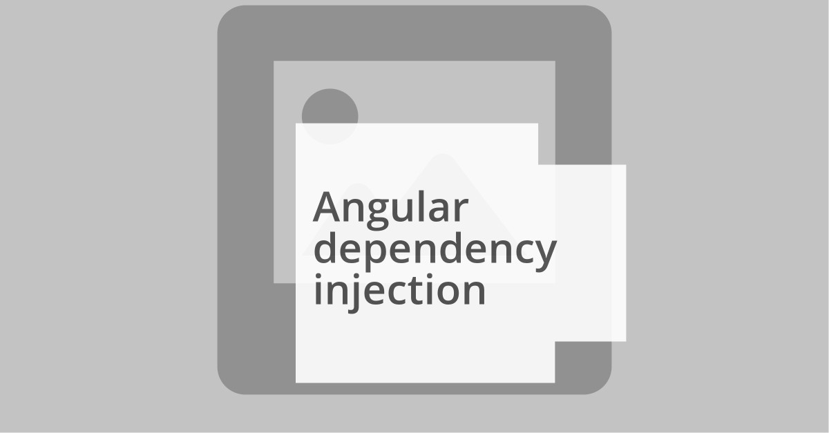 Angular Jobs on LinkedIn: Angular dependency injection Angular Jobs on LinkedIn: Angular dependency injection