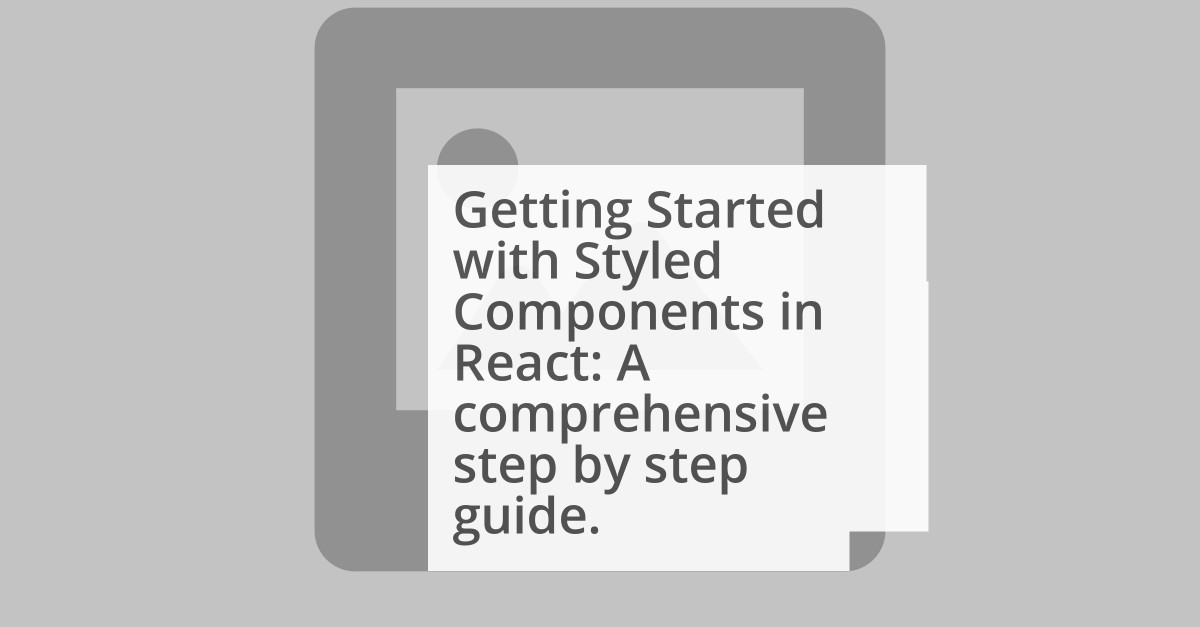 React Jobs on LinkedIn: Getting Started with Styled Components in React ... React Jobs on LinkedIn: Getting Started with Styled Components in React ...