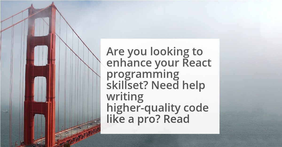 React Jobs on LinkedIn: React Pro Tips - How to Write High Quality Code ... React Jobs on LinkedIn: React Pro Tips - How to Write High Quality Code ...