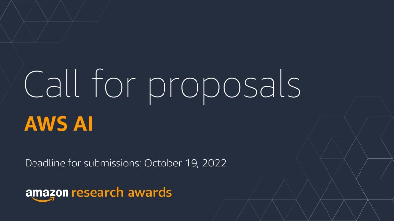 Sheetal Joshi on LinkedIn: AWS AI call for proposals — Fall 2022 Sheetal Joshi on LinkedIn: AWS AI call for proposals — Fall 2022
