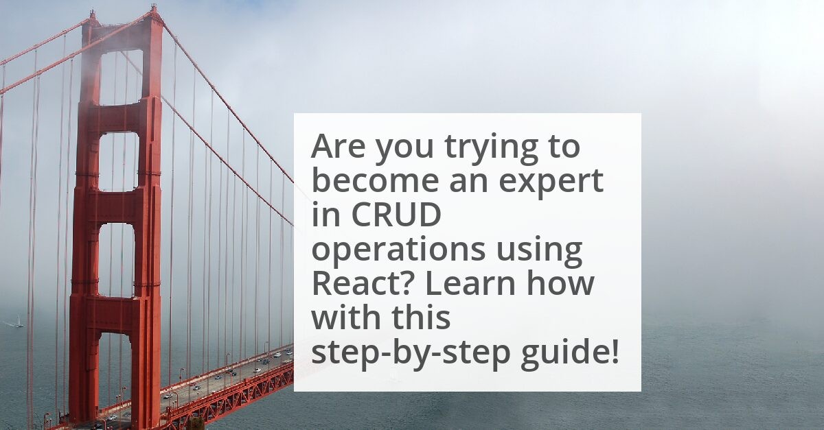 React Jobs on LinkedIn: Creating a CRUD Application with React ... React Jobs on LinkedIn: Creating a CRUD Application with React ...