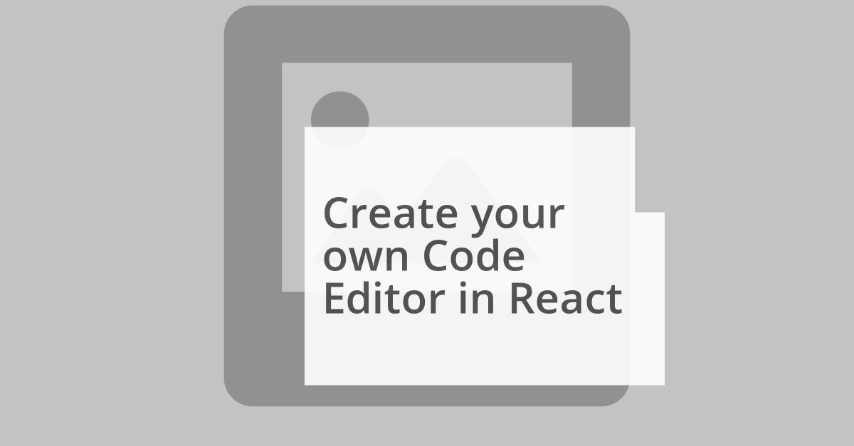 React Jobs on LinkedIn: Create your own Code Editor in React React Jobs on LinkedIn: Create your own Code Editor in React