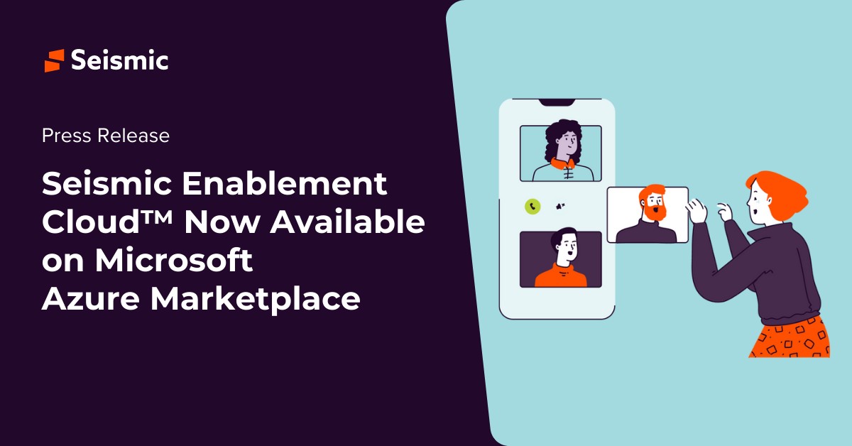 Julia Lustig on LinkedIn: Seismic Enablement Cloud Now Available on ... Julia Lustig on LinkedIn: Seismic Enablement Cloud Now Available on ...
