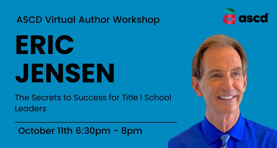 ASCD on LinkedIn: 📢 📢 📢 Eric Jensen's VAW has been moved to October ... ASCD on LinkedIn: 📢 📢 📢 Eric Jensen's VAW has been moved to October ...