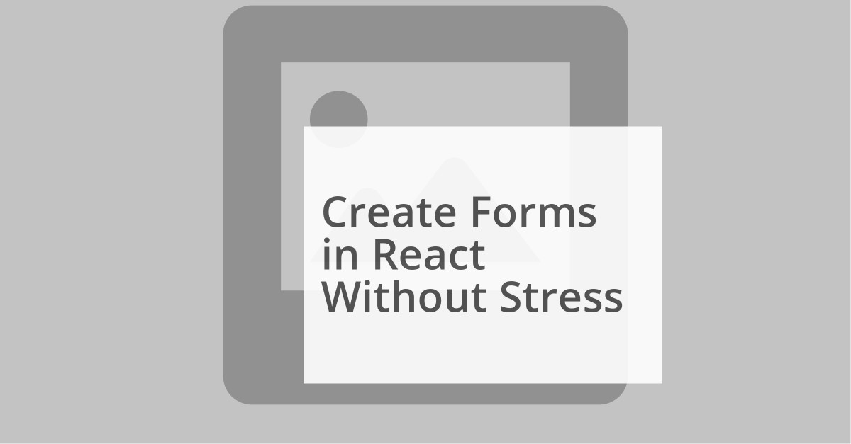 React Jobs on LinkedIn: Create Forms in React Without Stress React Jobs on LinkedIn: Create Forms in React Without Stress