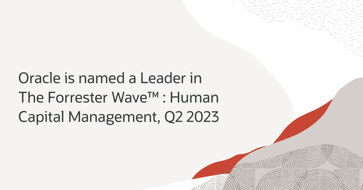 Oracle Cloud HCM on LinkedIn: Oracle Recognized as a Leader in Human ... Oracle Cloud HCM on LinkedIn: Oracle Recognized as a Leader in Human ...
