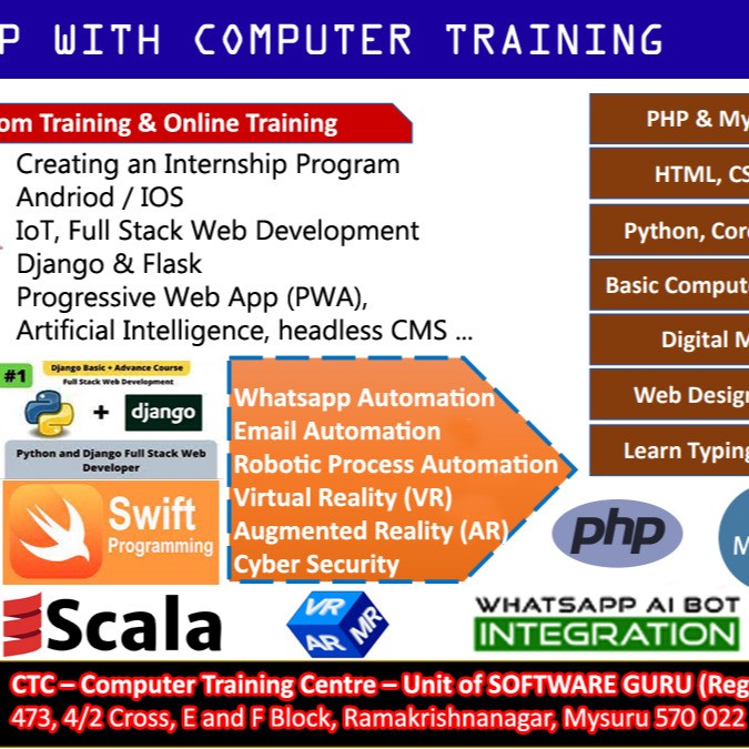 CTC COMPUTER TRAINING CENTRE - Mysore, Karnataka, India | Professional ... CTC COMPUTER TRAINING CENTRE - Mysore, Karnataka, India | Professional ...