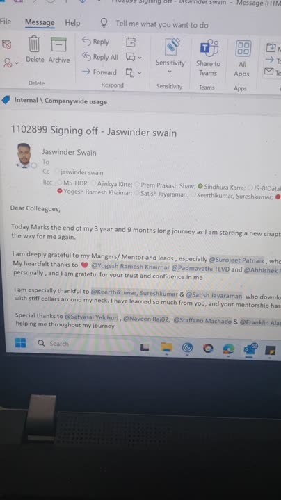 Jaswinder Swain on LinkedIn: #infosys | 22 comments Jaswinder Swain on LinkedIn: #infosys | 22 comments