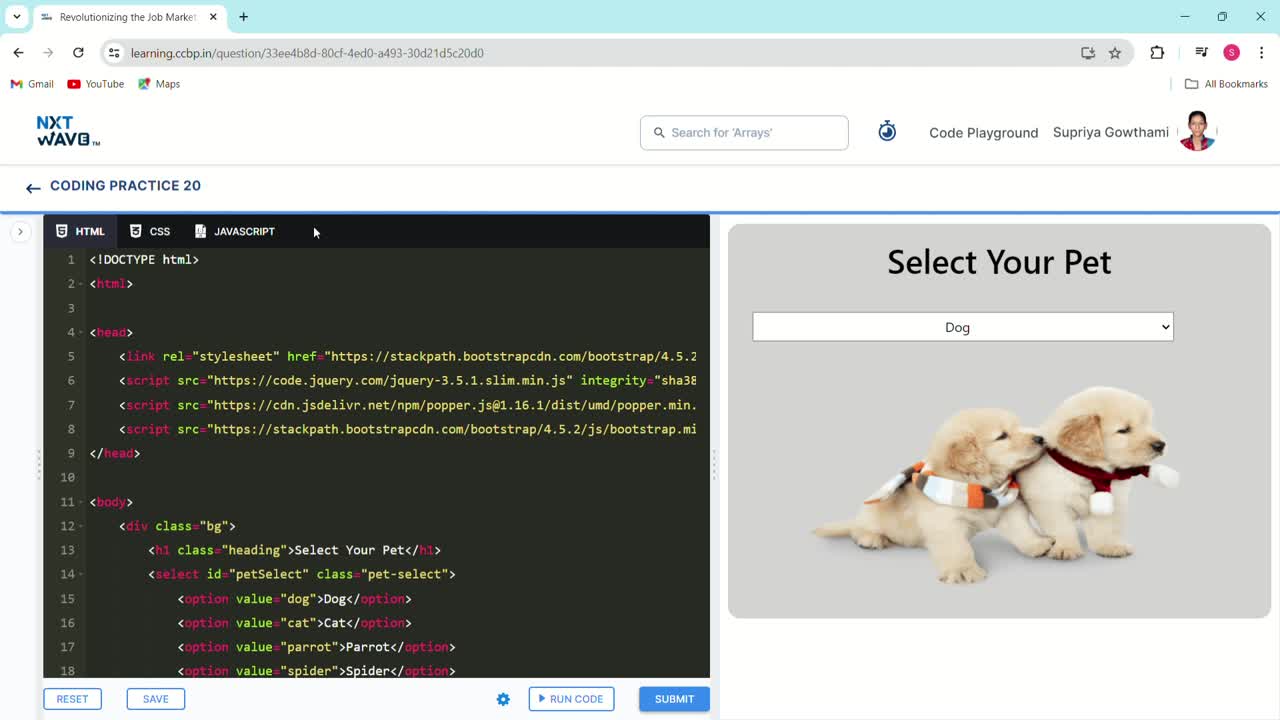 Supriya Gowthami Kundam on LinkedIn: #day #html #css #javascript # ... Supriya Gowthami Kundam on LinkedIn: #day #html #css #javascript # ...