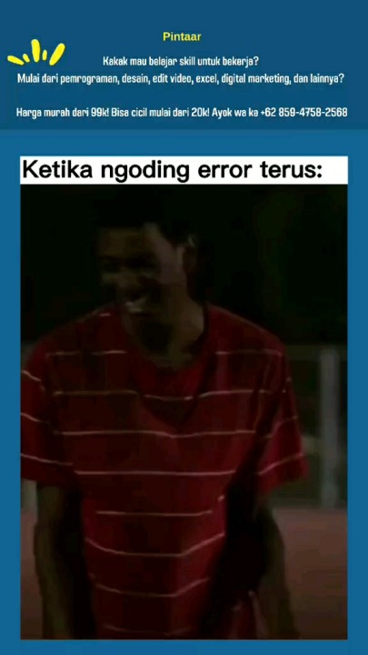 Pintaar on LinkedIn: #coding #ngoding #koding #programming # ... Pintaar on LinkedIn: #coding #ngoding #koding #programming # ...