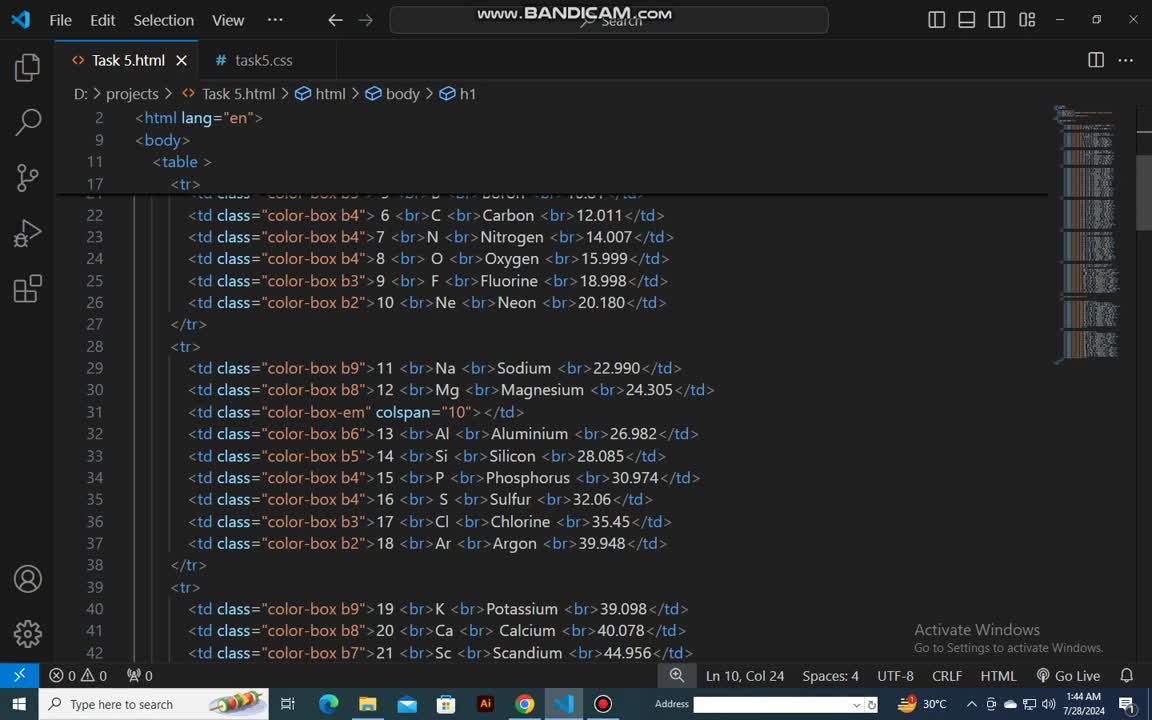 Laraib Ahmed on LinkedIn: CSS task 5 Periodic Table with transition ... Laraib Ahmed on LinkedIn: CSS task 5 Periodic Table with transition ...