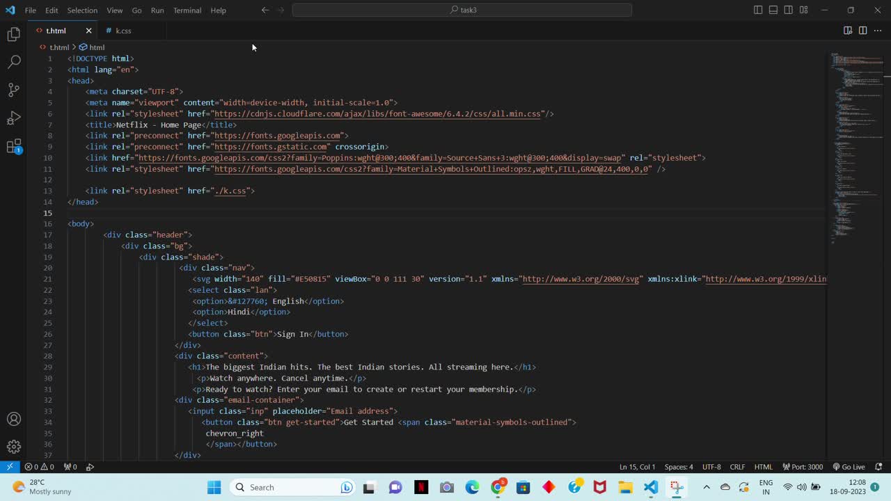 Padamati Bharath Reddy on LinkedIn: #netflixclone #bharatintern # ... Padamati Bharath Reddy on LinkedIn: #netflixclone #bharatintern # ...