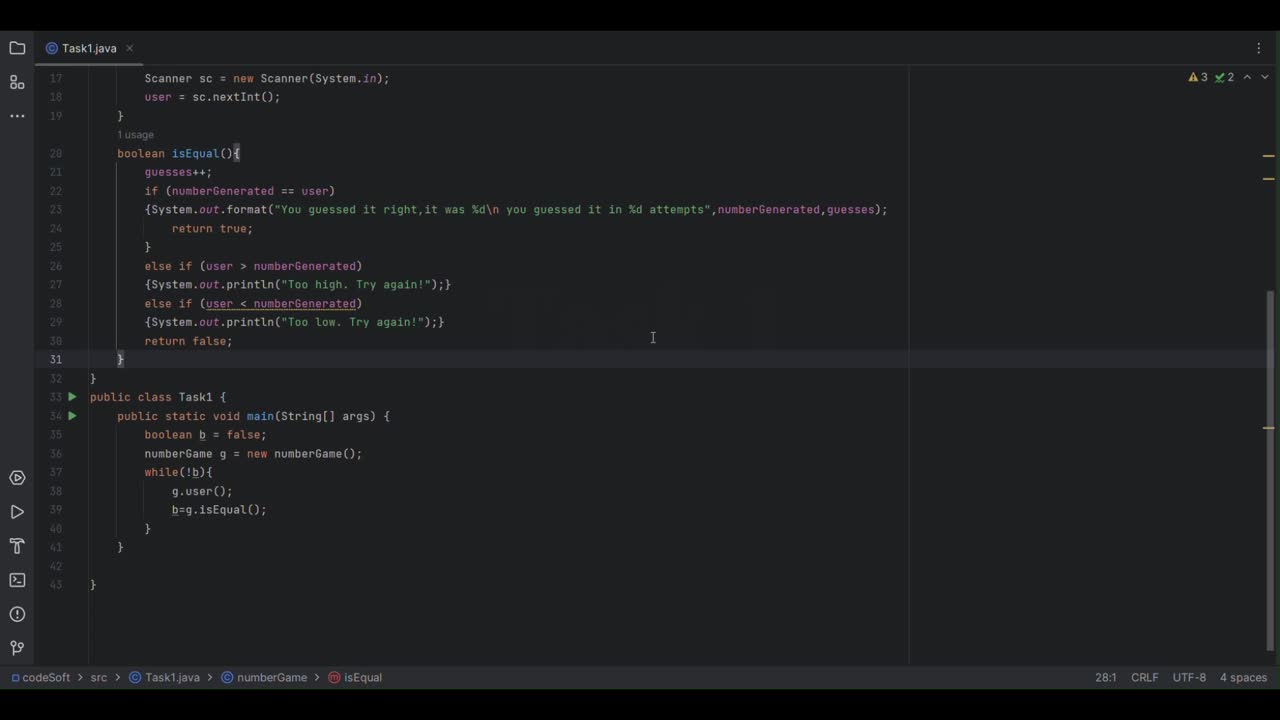 Sahil Singh on LinkedIn: #codsoft #codsoftinternship #java #vscode Sahil Singh on LinkedIn: #codsoft #codsoftinternship #java #vscode
