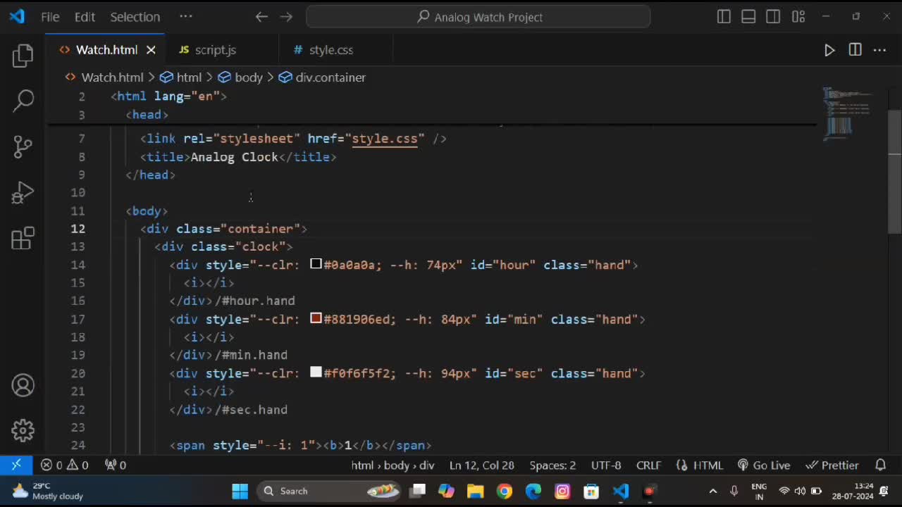 Aniket Kushwaha on LinkedIn: #webdevelopment #analogclock #javascript # ... Aniket Kushwaha on LinkedIn: #webdevelopment #analogclock #javascript # ...