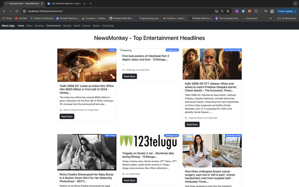 Rishabh Rathore on LinkedIn: #reactjs #newsapp #webdevelopment # ... Rishabh Rathore on LinkedIn: #reactjs #newsapp #webdevelopment # ...