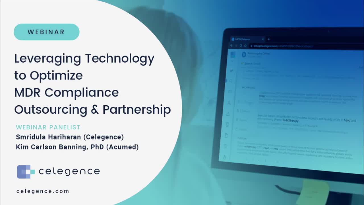 Celegence on LinkedIn: Leveraging Technology to Optimize MDR Compliance ... Celegence on LinkedIn: Leveraging Technology to Optimize MDR Compliance ...