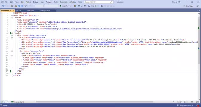 Vishal R K on LinkedIn: #html #php #css #webdevelopment #internsavy # ... Vishal R K on LinkedIn: #html #php #css #webdevelopment #internsavy # ...