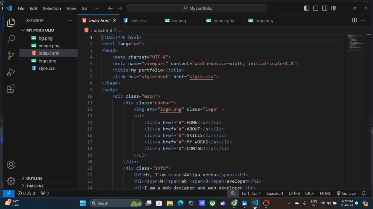 Aditya verma on LinkedIn: #codsoft #webdevelopment #codsoft #internship Aditya verma on LinkedIn: #codsoft #webdevelopment #codsoft #internship