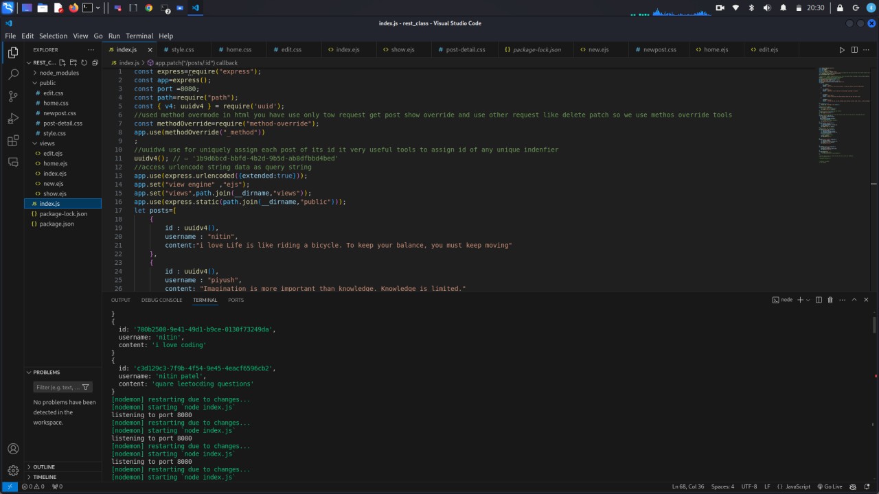 Nitin Patel on LinkedIn: #webdevelopment #nodejs #expressjs #javascript ... Nitin Patel on LinkedIn: #webdevelopment #nodejs #expressjs #javascript ...