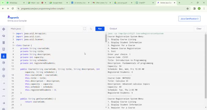 Swetha S on LinkedIn: #codesoftinternship #javaprogramming Swetha S on LinkedIn: #codesoftinternship #javaprogramming