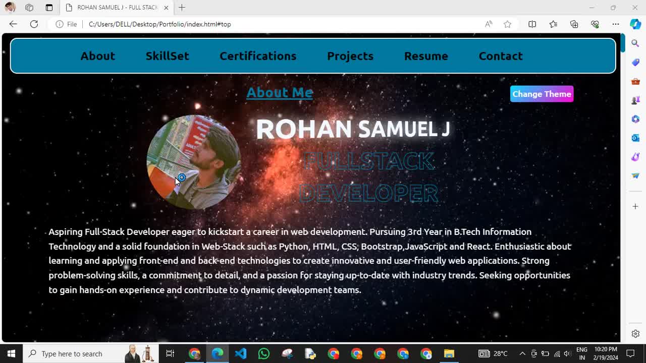 ROHAN SAMUEL on LinkedIn: #html #css #javascript #portfolio ROHAN SAMUEL on LinkedIn: #html #css #javascript #portfolio