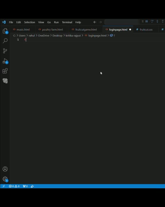 Kritika Rajput on LinkedIn: Hii Connection's! I'm Creating Login page ... Kritika Rajput on LinkedIn: Hii Connection's! I'm Creating Login page ...