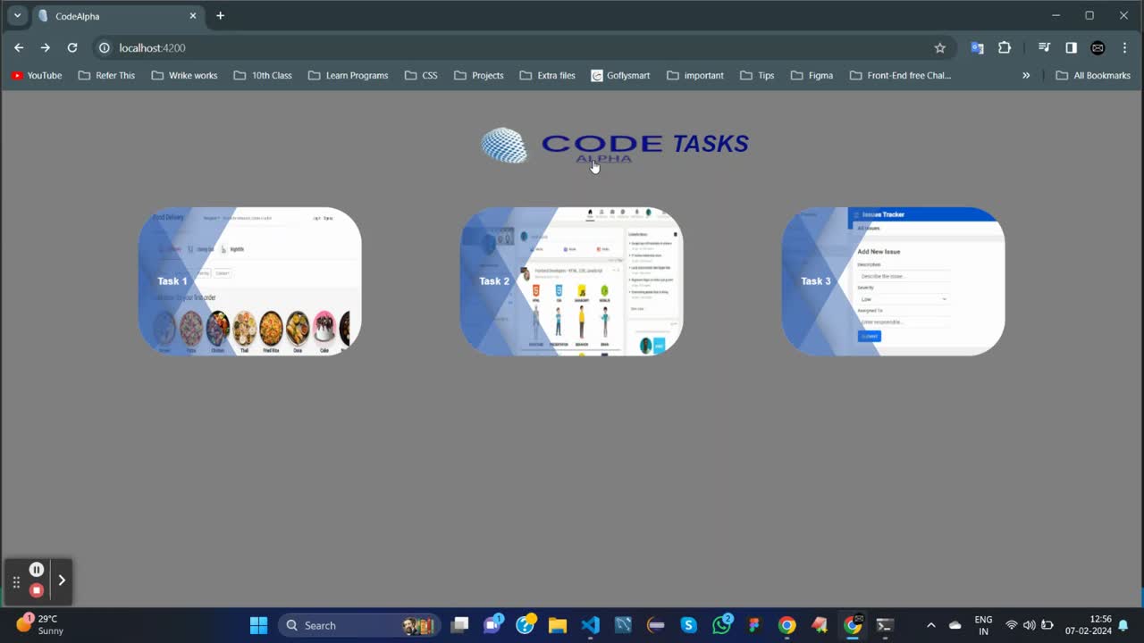 Tagore Banda on LinkedIn: #codealpha #codealphainternship #angular # ... Tagore Banda on LinkedIn: #codealpha #codealphainternship #angular # ...
