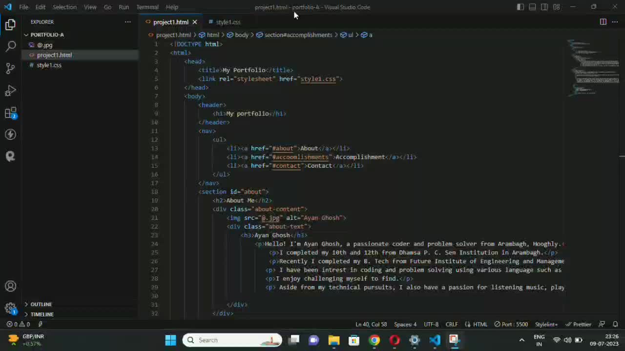 Ayan Ghosh on LinkedIn: #webdevelopment #internship #html #css #intern Ayan Ghosh on LinkedIn: #webdevelopment #internship #html #css #intern