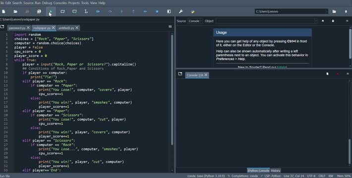 Deeksha G A on LinkedIn: #python #gamedevelopment #codingadventure Deeksha G A on LinkedIn: #python #gamedevelopment #codingadventure