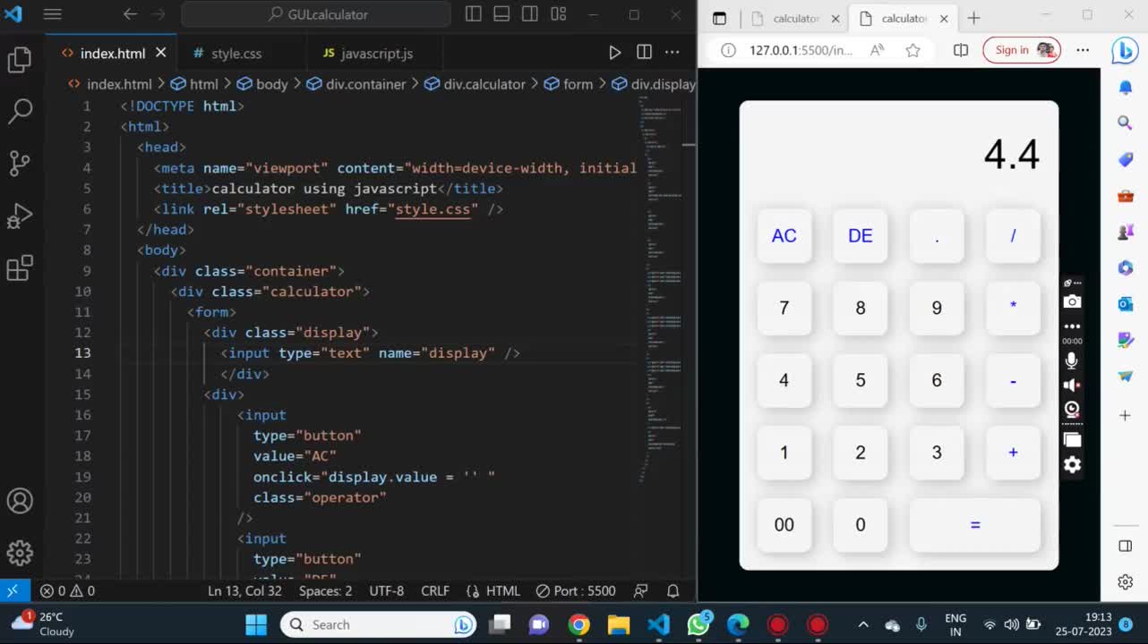 Himanshu Kumar Sharma on LinkedIn: Create Calculator using html css and ... Himanshu Kumar Sharma on LinkedIn: Create Calculator using html css and ...