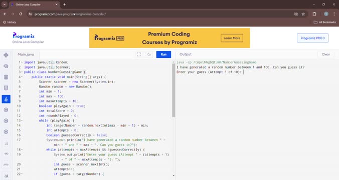 VIJAY KARTHICK R on LinkedIn: #codsoft #internship #java VIJAY KARTHICK R on LinkedIn: #codsoft #internship #java