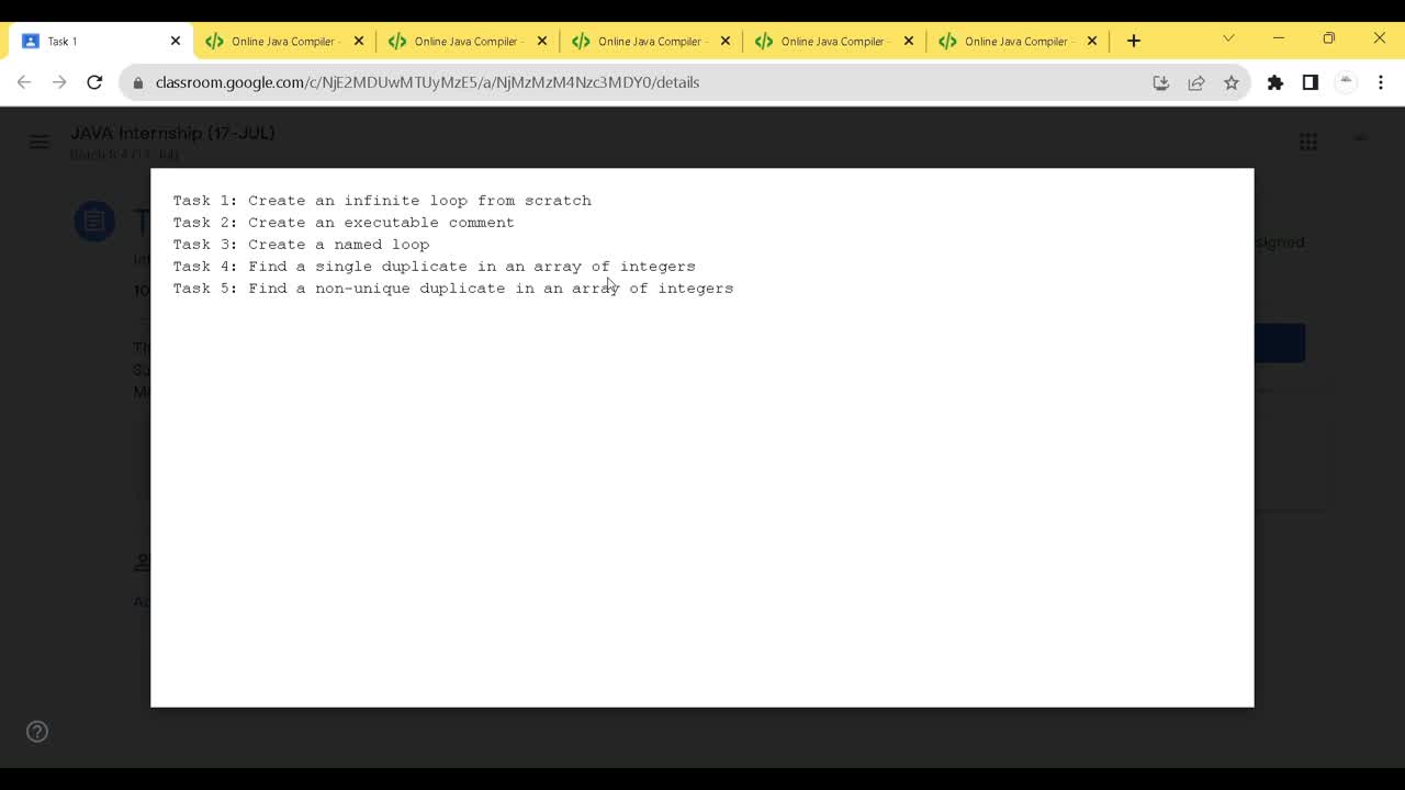 Durgam Srikanth on LinkedIn: #internpe #javaprogramming #connections Durgam Srikanth on LinkedIn: #internpe #javaprogramming #connections