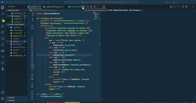 Python project: Translations of text and word processing #python # ... Python project: Translations of text and word processing #python # ...