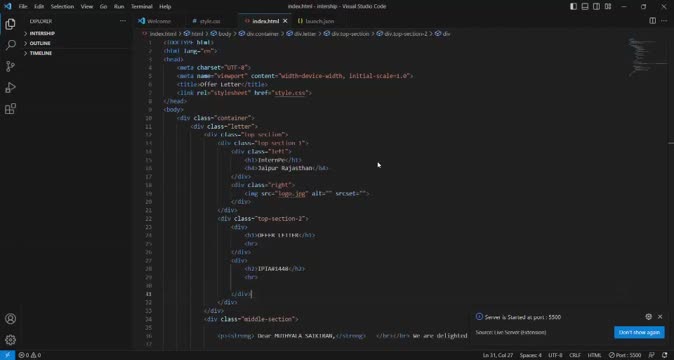 Sai Kiran on LinkedIn: #webdevelopment #task2 #html #css Sai Kiran on LinkedIn: #webdevelopment #task2 #html #css