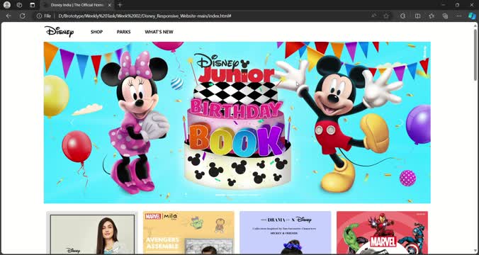 RAHUL R on LinkedIn: #webdesign #bootstrap #html #css #disneymagic RAHUL R on LinkedIn: #webdesign #bootstrap #html #css #disneymagic