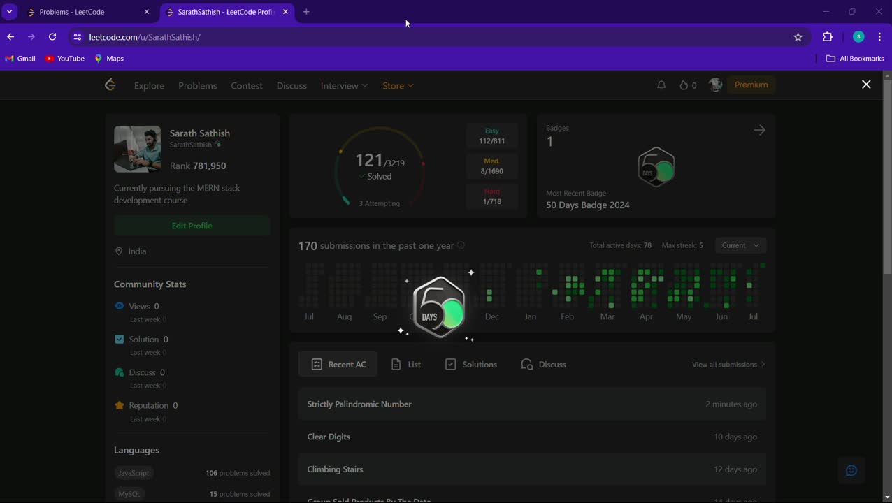 Sarath Sathish on LinkedIn: #leetcode #codingchallenge # ... Sarath Sathish on LinkedIn: #leetcode #codingchallenge # ...