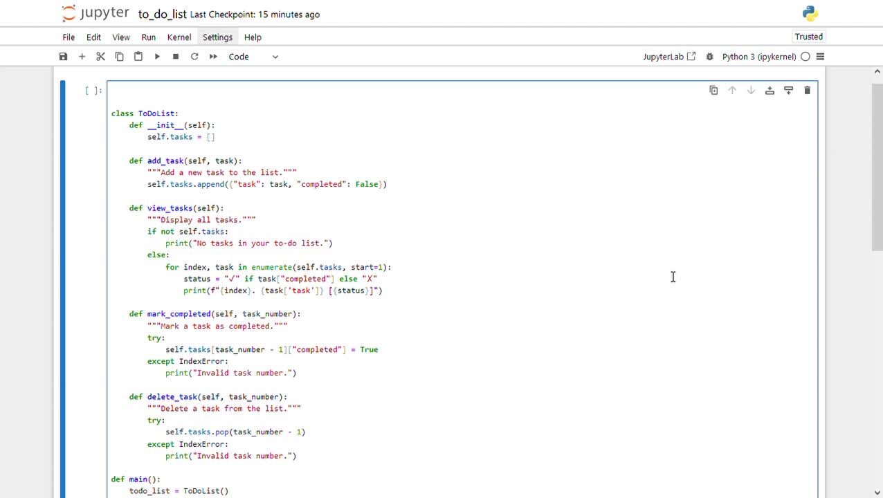 Nikhil Jain on LinkedIn: #python #internship #todolist #taskmanagement ... Nikhil Jain on LinkedIn: #python #internship #todolist #taskmanagement ...