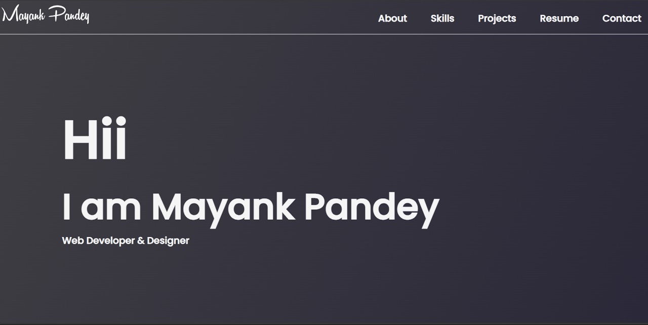 Mayank Pandey on LinkedIn: #webdevelopment #portfolio #css #html # ... Mayank Pandey on LinkedIn: #webdevelopment #portfolio #css #html # ...