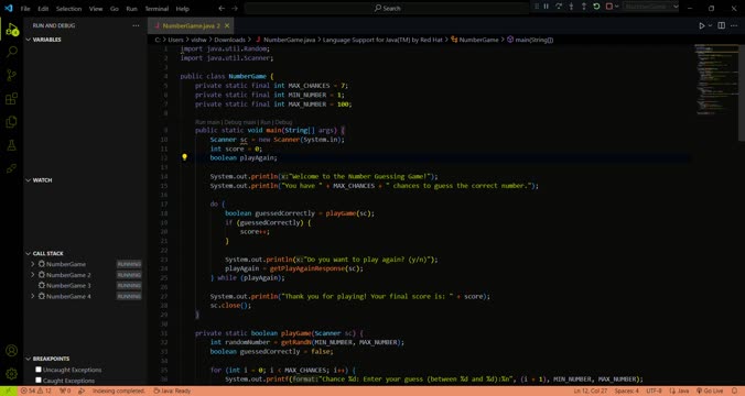 Vishwak Ragul on LinkedIn: #internship #codsoft #javaprogramming Vishwak Ragul on LinkedIn: #internship #codsoft #javaprogramming