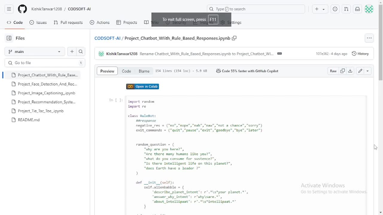 Kishik Tanwar on LinkedIn: #codsoft #intership #task # ... Kishik Tanwar on LinkedIn: #codsoft #intership #task # ...