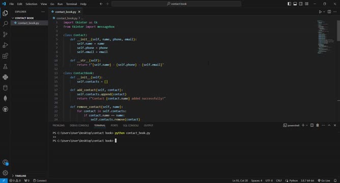 Encryptix Task 3: Manage contacts | Priti Sharma posted on the topic ... Encryptix Task 3: Manage contacts | Priti Sharma posted on the topic ...